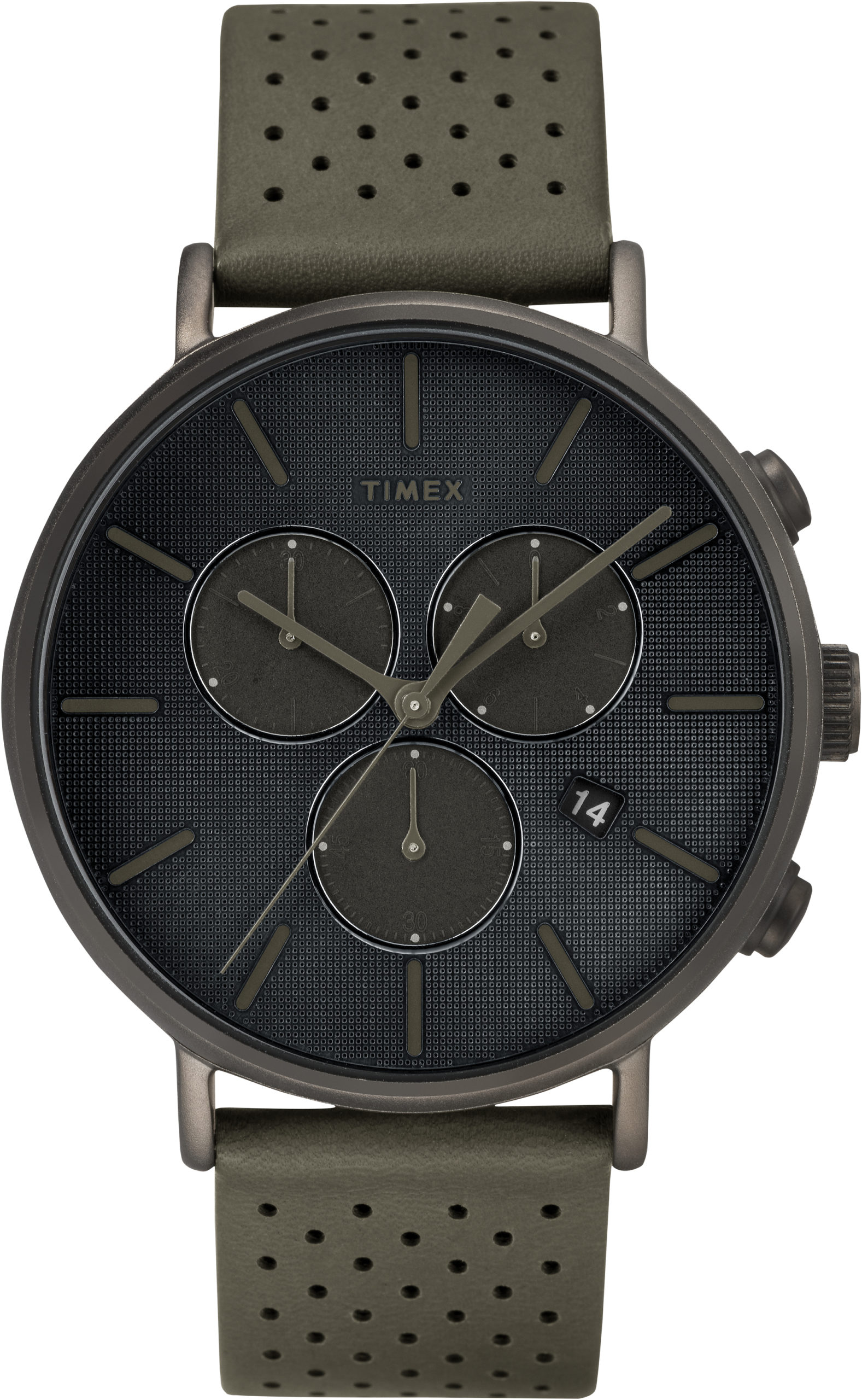 Timex Fairfield Tw2r97700 Men's Supernova Leather Band